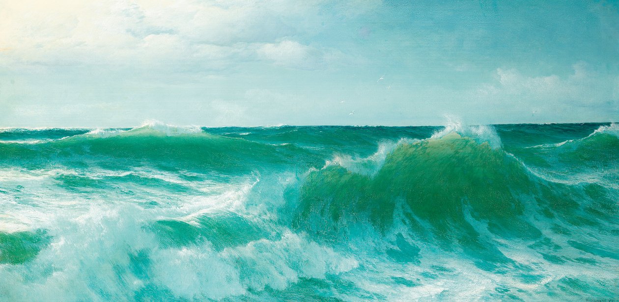 A Breaking Wave by David James: Buy fine art print