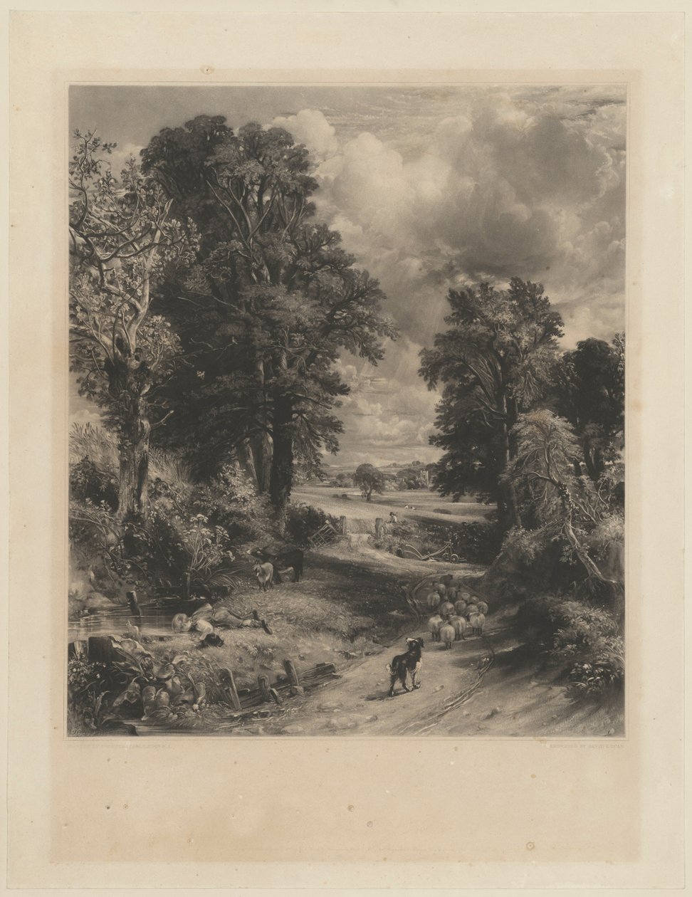 John Constable The Cornfield The Cornfield By John Constable
