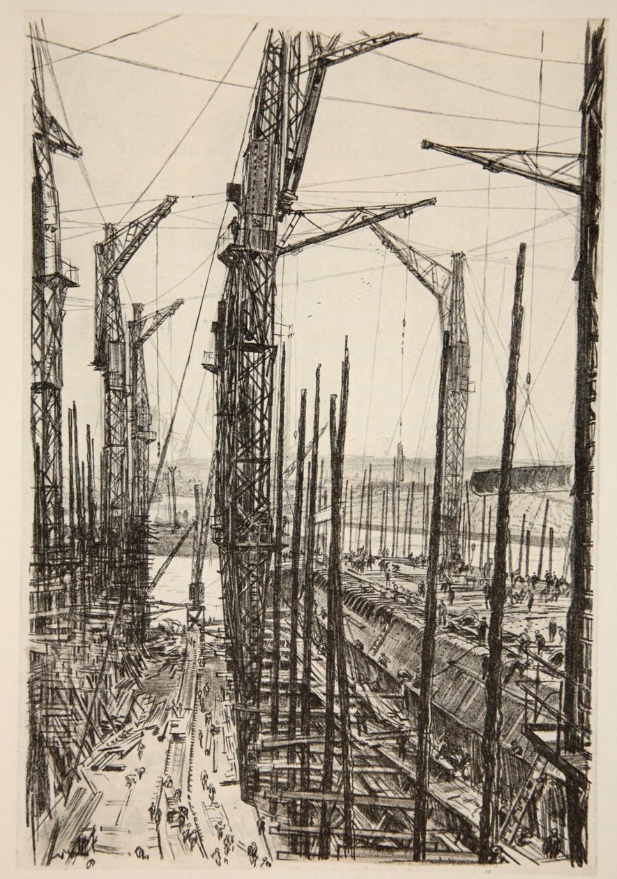 The Seven Cranes, Illustration from 'The Western Front', Published by ...
