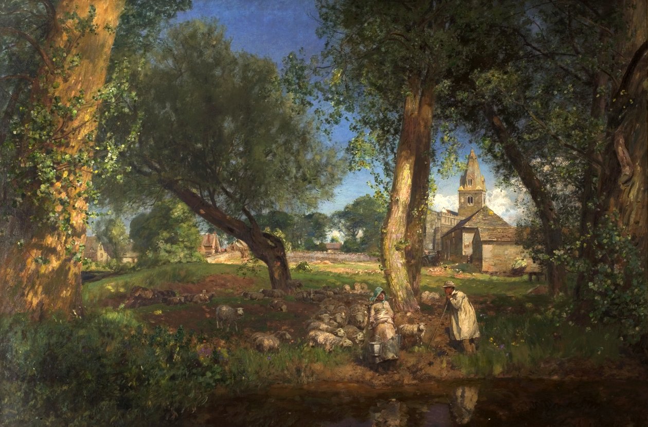 The Tithe Barns by David Murray: Buy fine art print