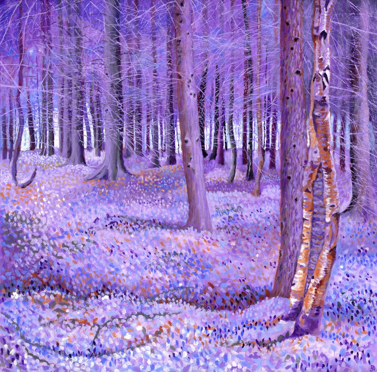 Purple Forest 2, 2012 by David Newton: Buy fine art print