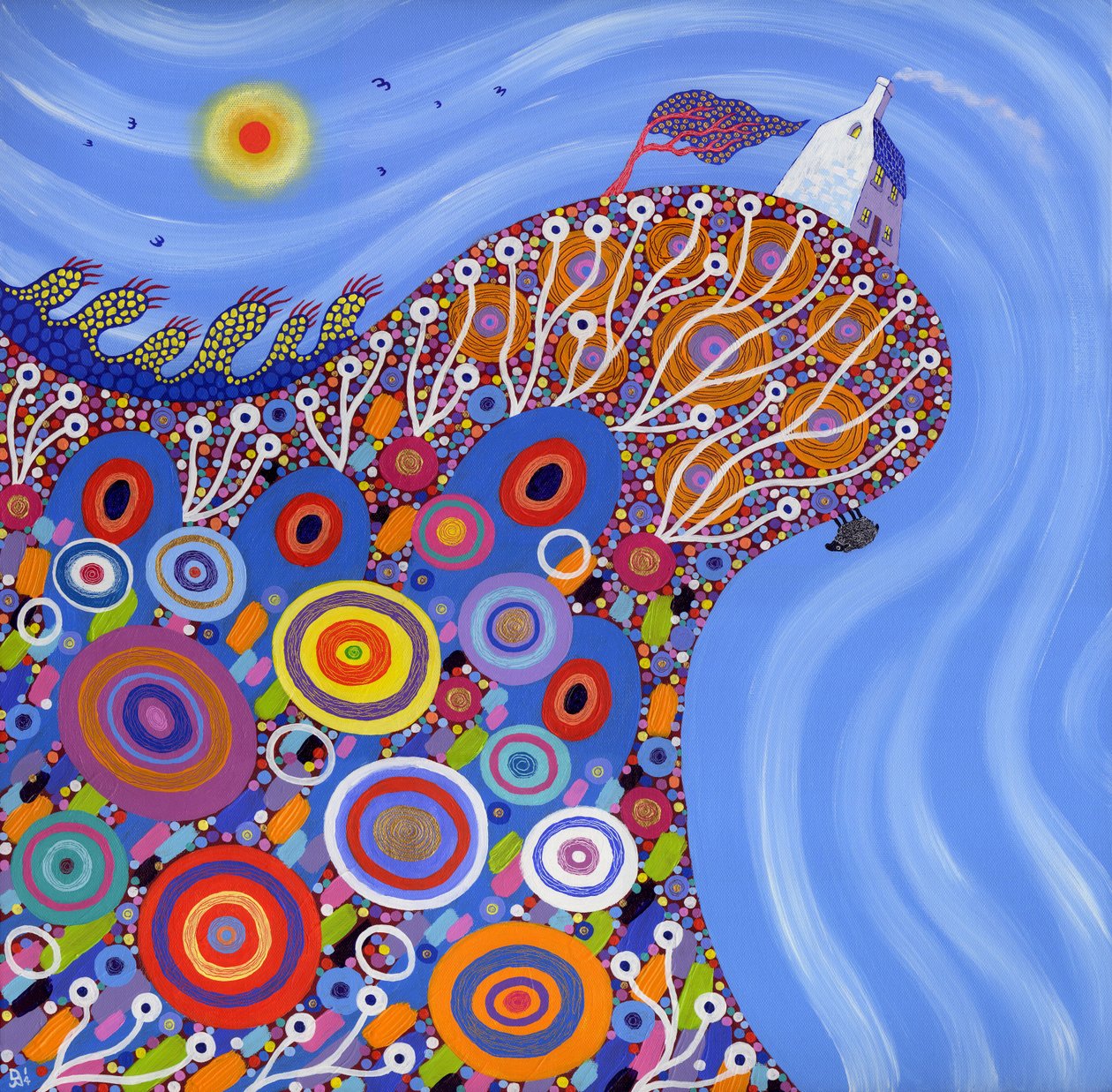 The Very Precarious Sheep, 2014 by David Newton