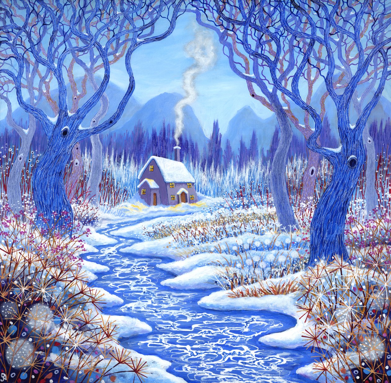 Winterberries, 2017 by David Newton: Buy fine art print