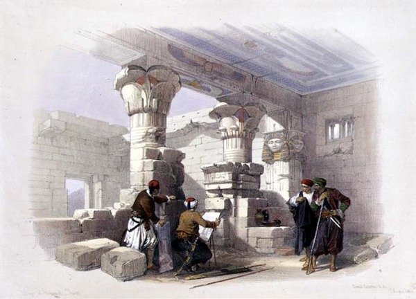 Deir Al-Madinah, Thebes, from 'Egypt and Nubia', Vol.1