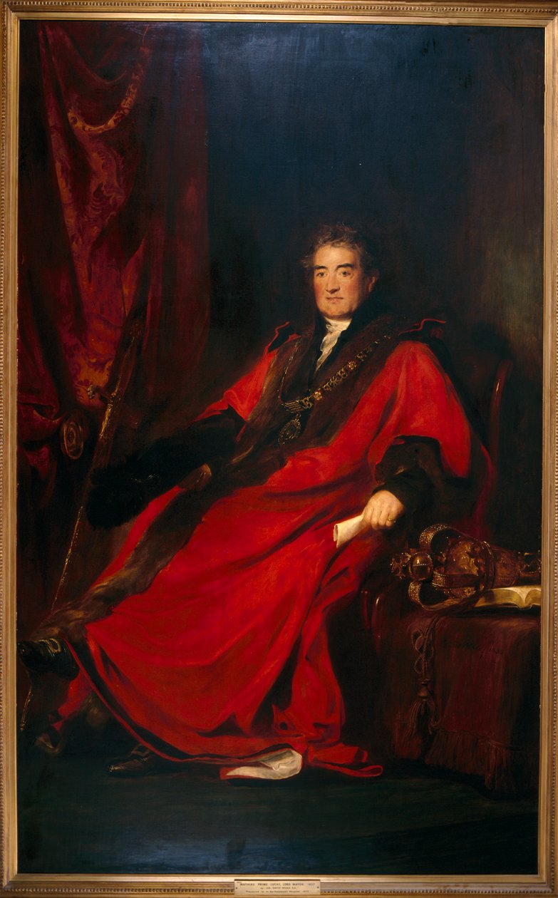 Matthias Prime Lucas, Lord Mayor 1827 and President of St. Bartholomew ...