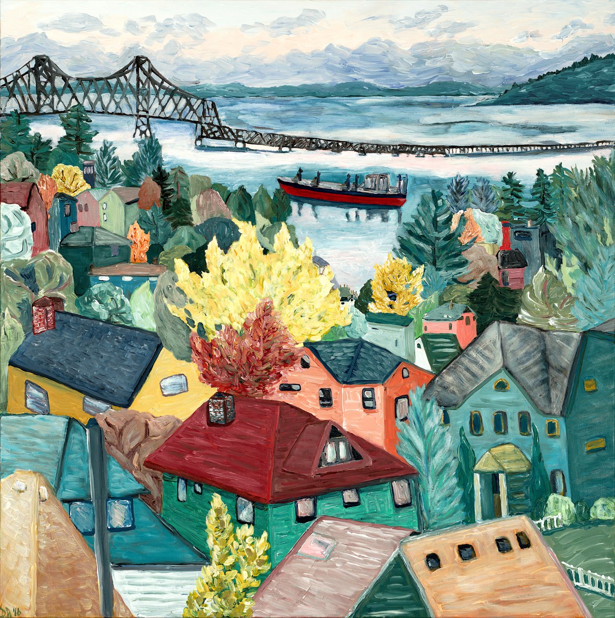 Astoria View, 2015 by Deborah Eve Alastra: Fine art print