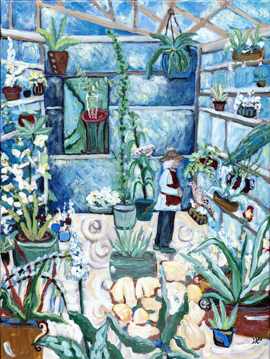 In the Green House, 2023 by Deborah Eve Alastra