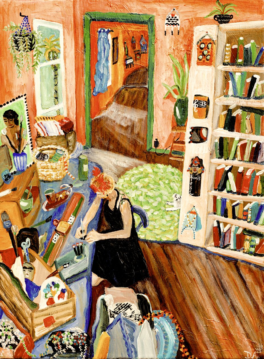 Kimi's Kitsch, 2024 by Deborah Eve Alastra: Fine art print