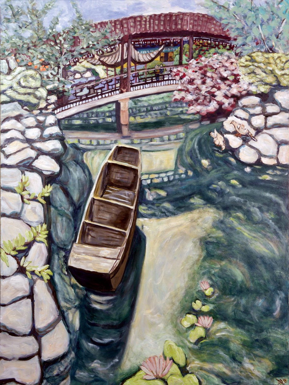 Lansu Canoe, 2018 by Deborah Eve Alastra: Fine art print