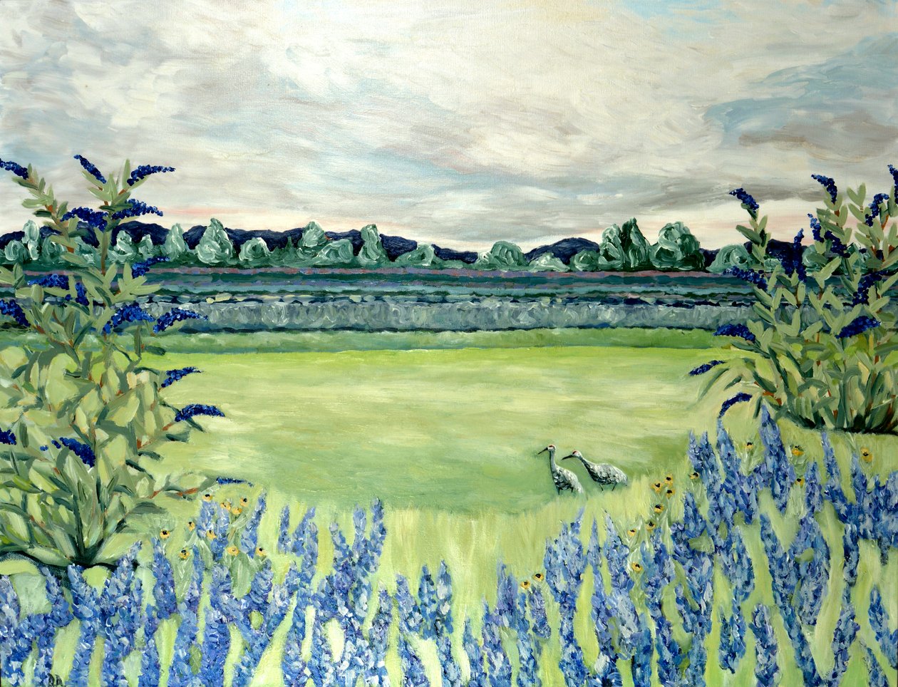 Lavender Fields, 2015 by Deborah Eve Alastra: Fine art print