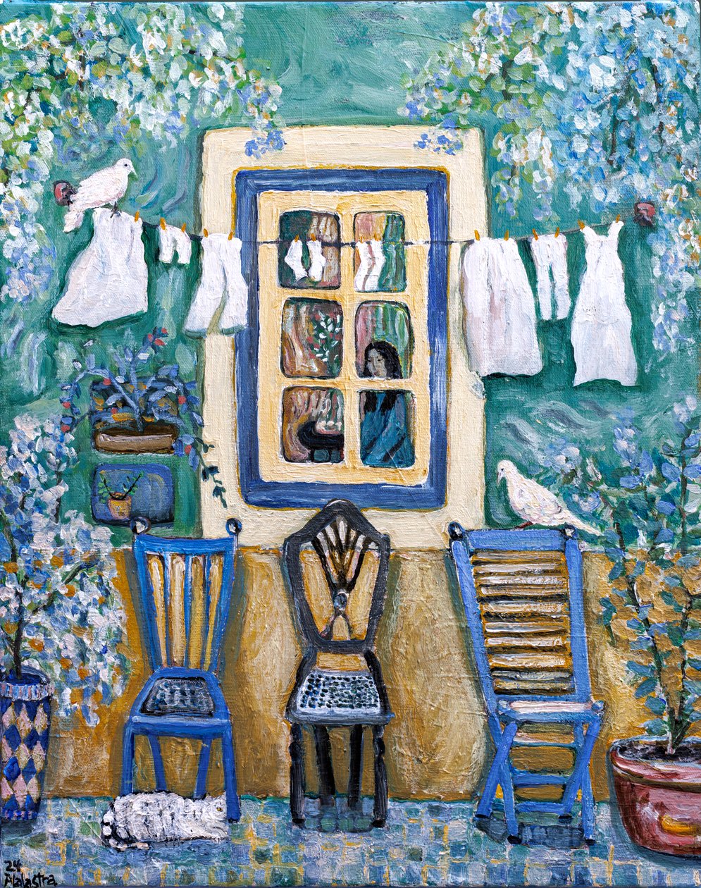 Old Window, 2024 by Deborah Eve Alastra: Fine art print