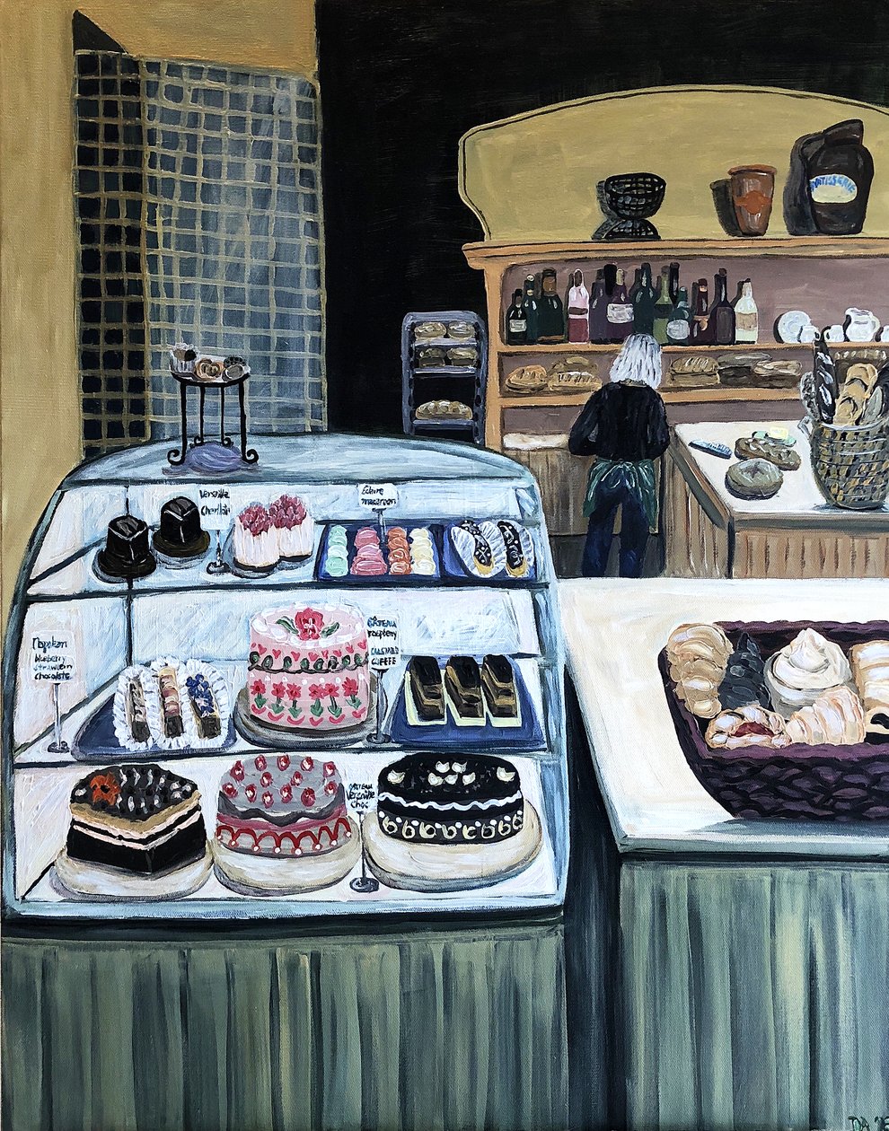 Patisserie, 2018 by Deborah Eve Alastra: Fine art print