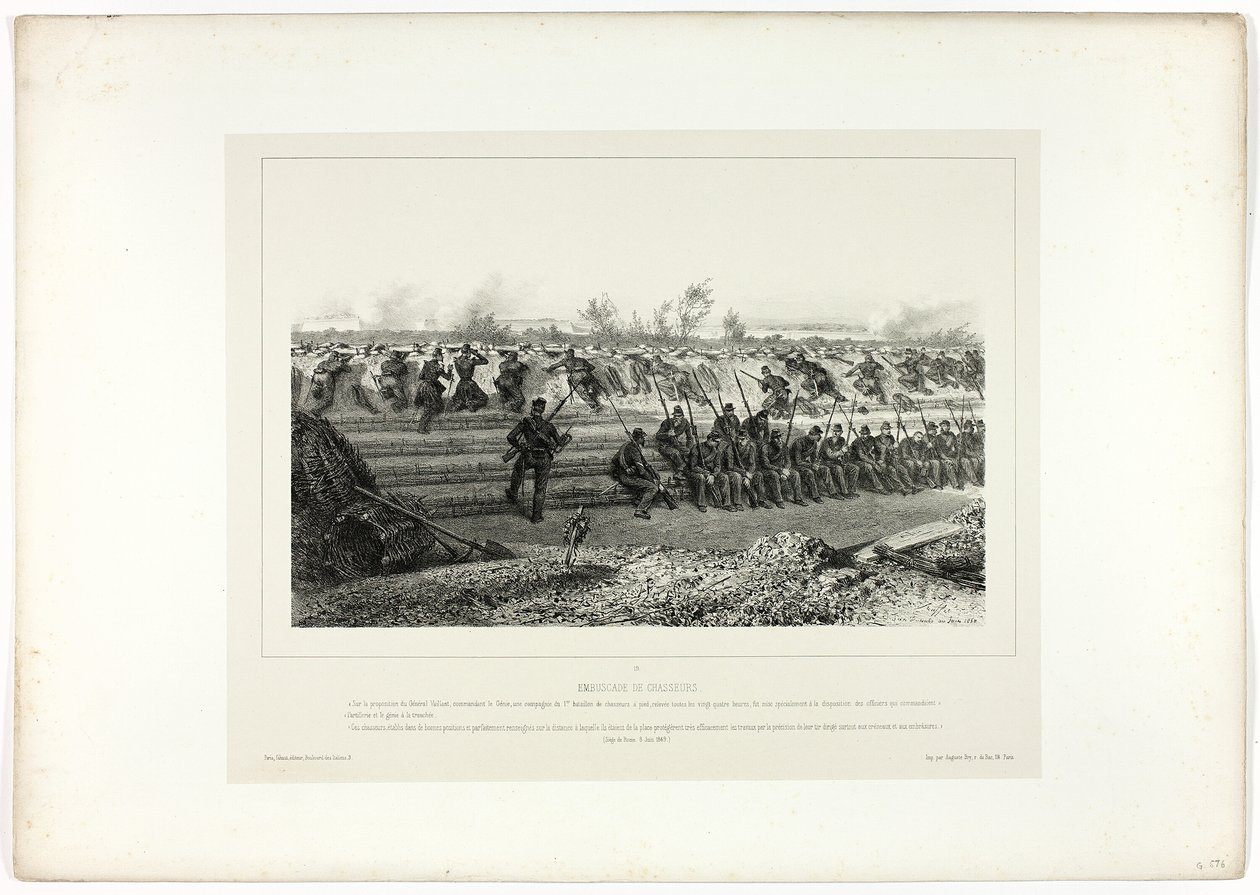 Light infantry ambush, from Souvenirs d’Italie: Expedition to Rome