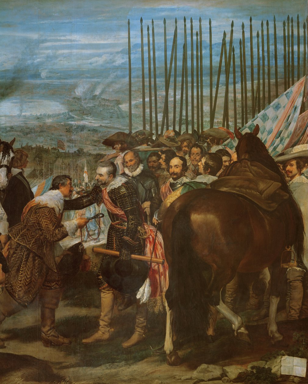 The Surrender of Breda (detail) by Diego Velázquez