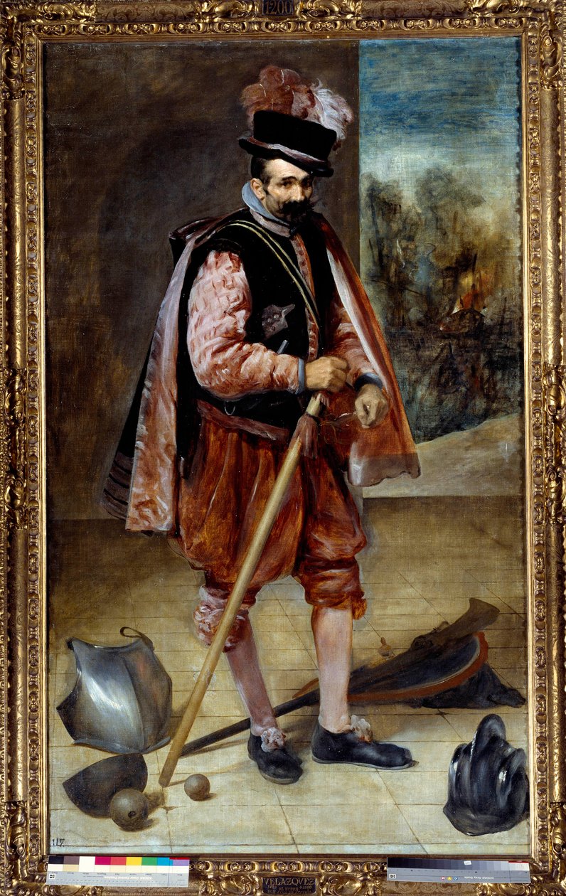 Portrait of a jester known as Don Juan of Austria. Painting by Diego ...