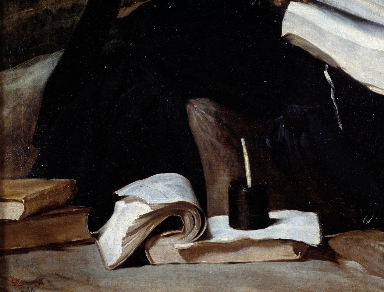 Portrait of the jester Diego de Acedo says the cousin (detail)