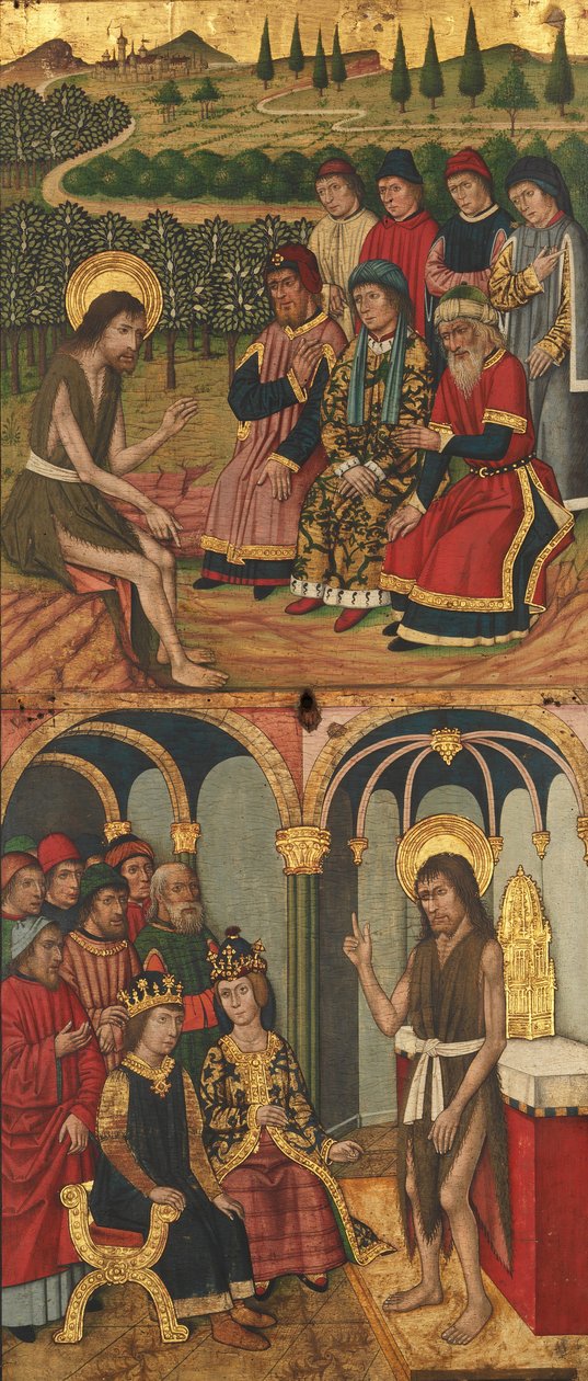 Panel of Saint John the Baptist with Scenes from His Life, 1464-1507