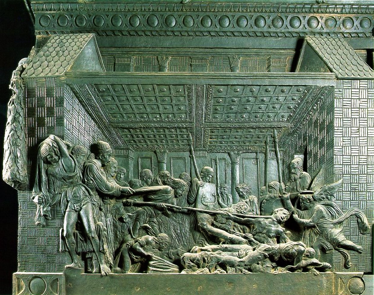 The Martyrdom of St Lawrence by Donatello: Fine art print