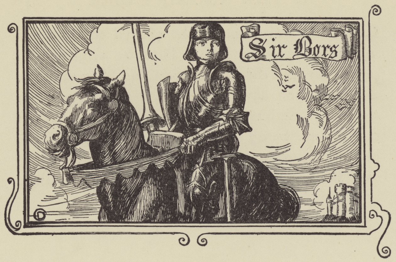 Sir Bors by Dora Curtis: Highest-quality art reproduction