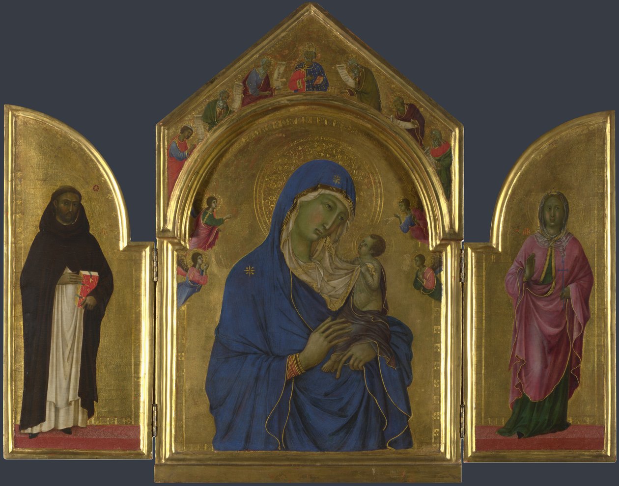 Duccio London Triptych by Duccio di Buoninsegna