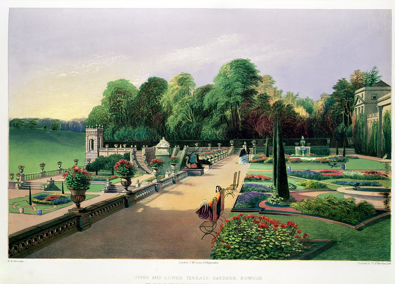 The Upper and Lower Terrace Gardens at Bowood