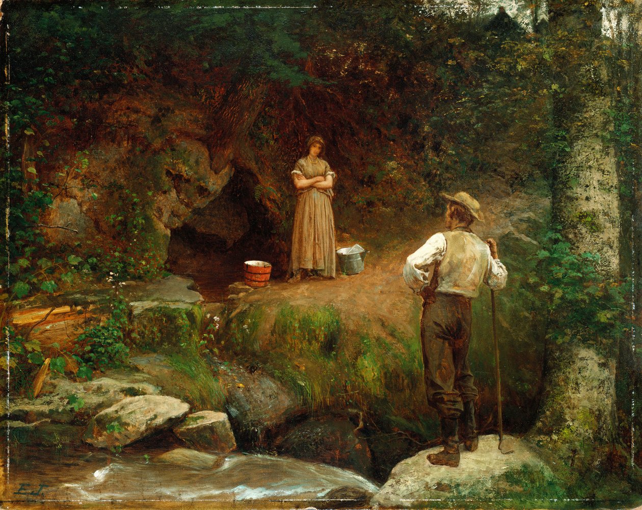 Early Lovers by Eastman Johnson: Buy fine art print