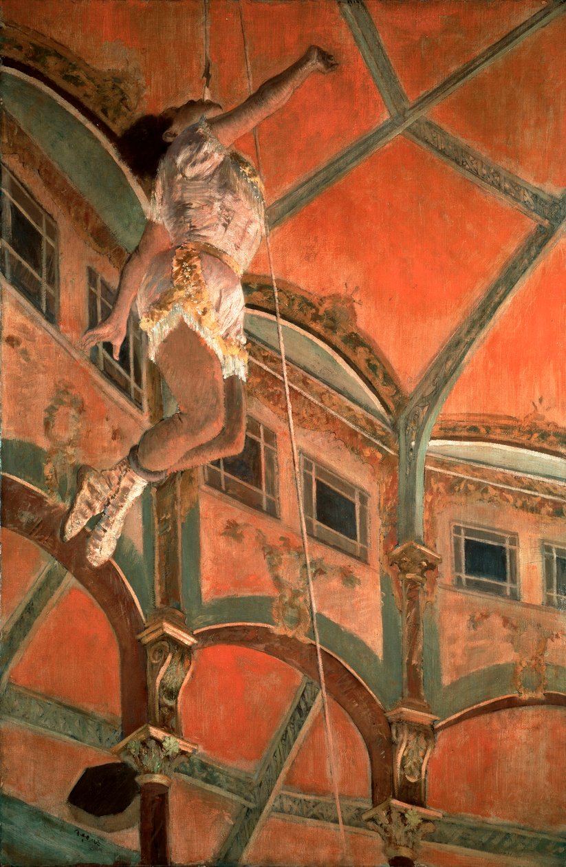 Miss Lala at the Fernando Circus by Edgar Degas