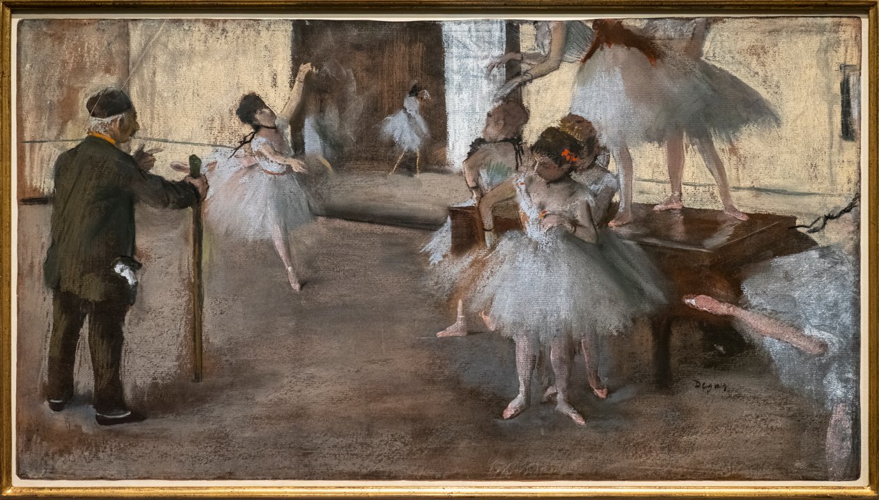 The Dance Lesson by Edgar Degas: Buy fine art print