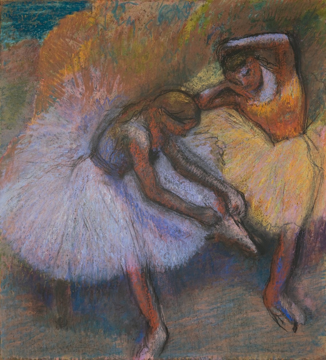 Two Dancers by Edgar Degas: Highest-quality art reproduction