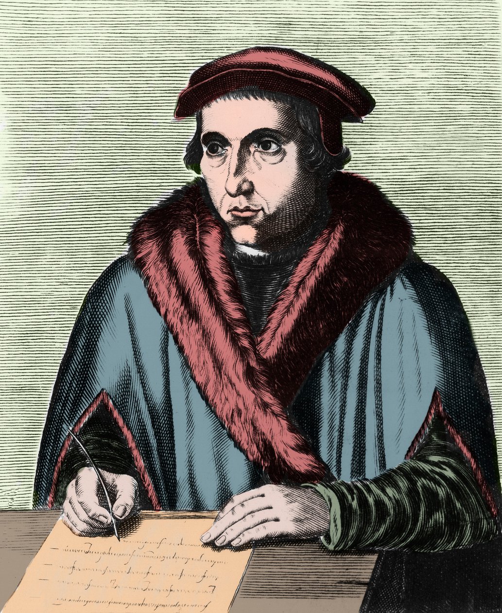 Portrait of Juan Luis Vives by Edme de Boulonois