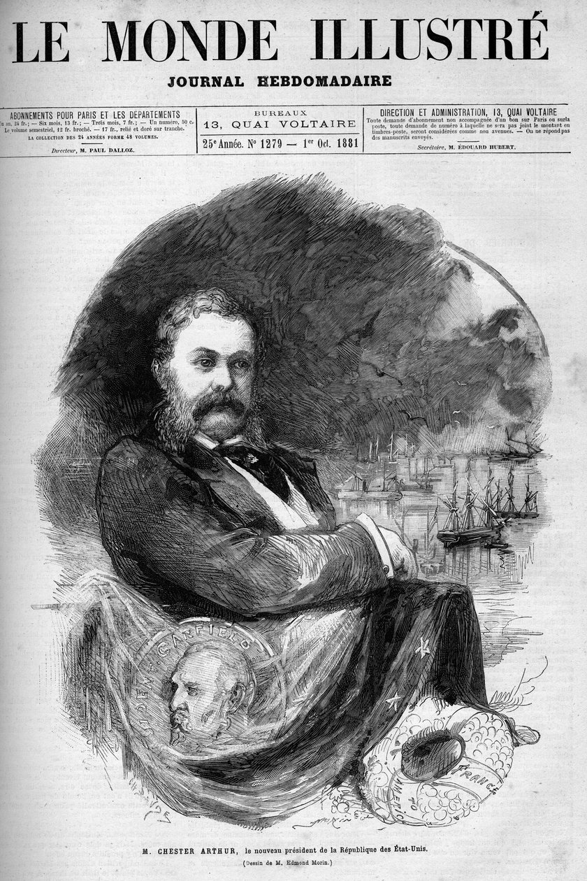 Portrait of Chester Alan Arthur, President of the United States ...
