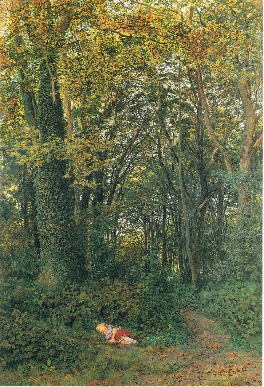 Lost in the Woods by Edmund George Warren: Fine art print