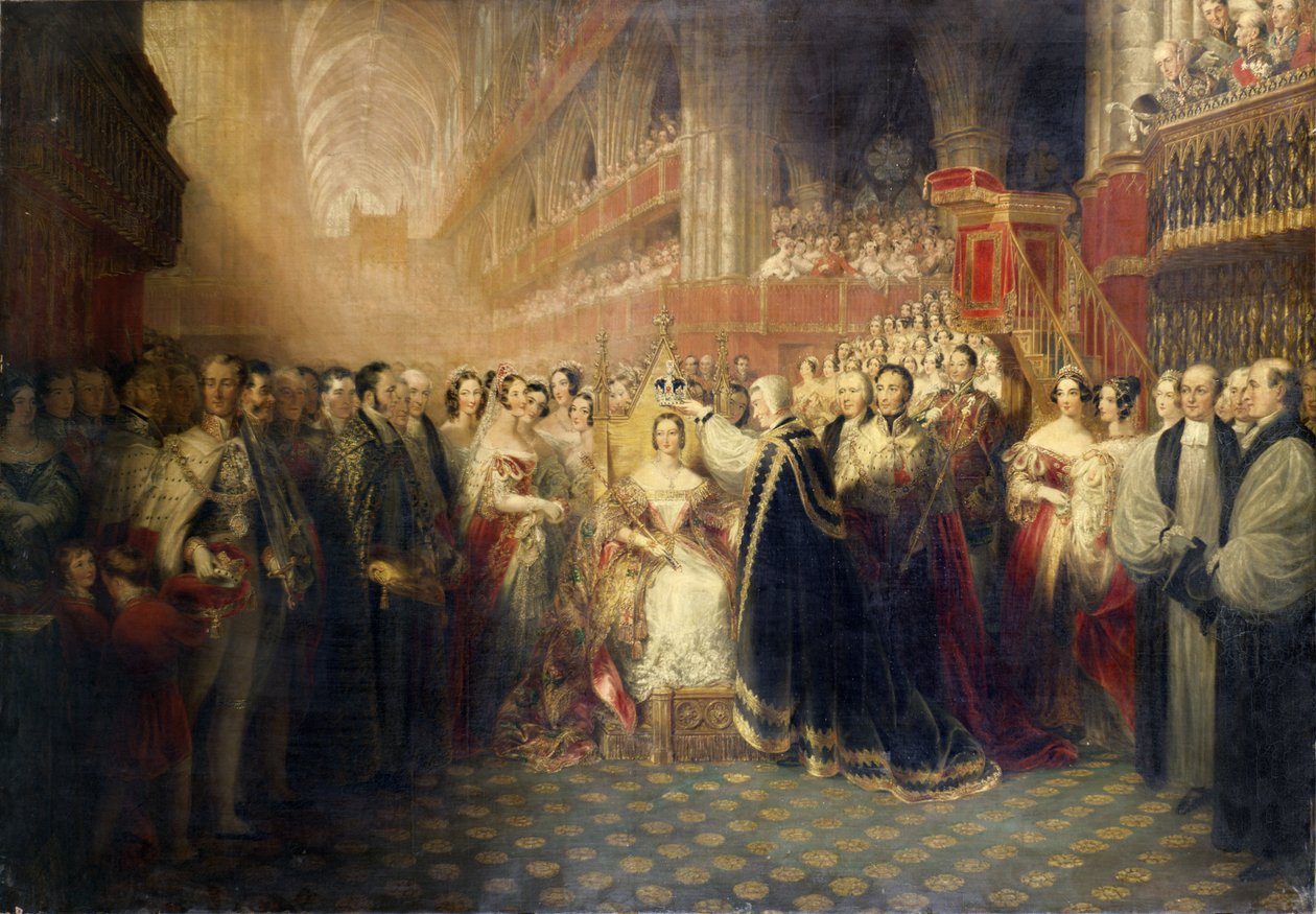 The Coronation of Queen Victoria by Edmund Thomas Parris