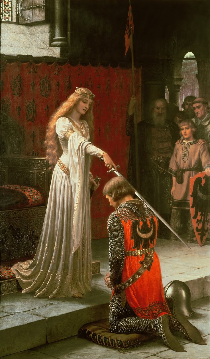 The Accolade, 1901 by Edmund Blair Leighton