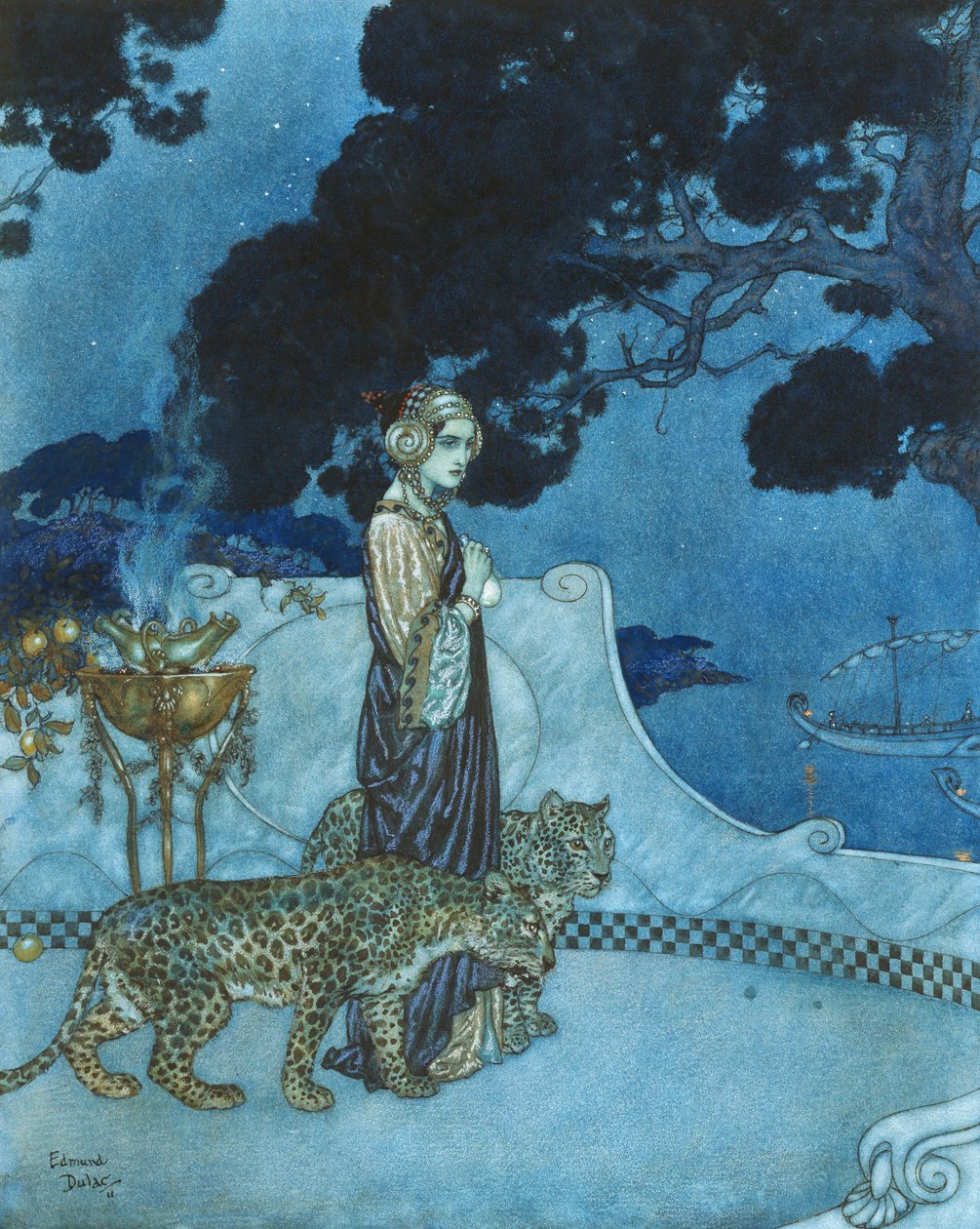 Circe by Edmund Dulac: Premium art reproduction