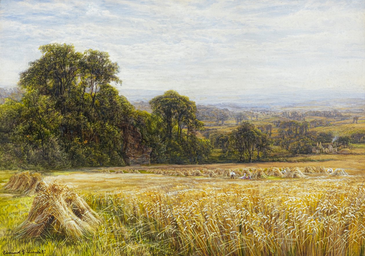 Harvest Time by Edmund George Warren: Buy fine art print