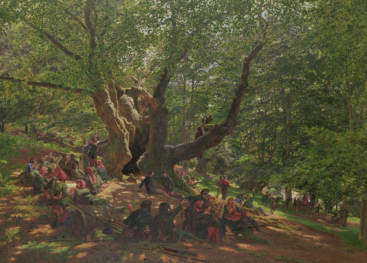 Robin Hood and his Merry Men in Sherwood Forest, 1859