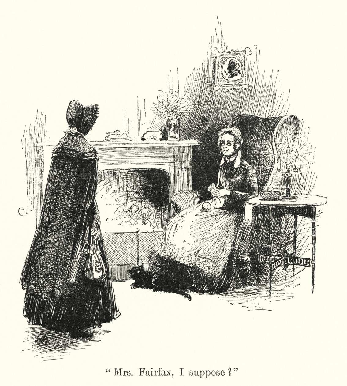 Illustration for Jane Eyre by Charlotte Bronte