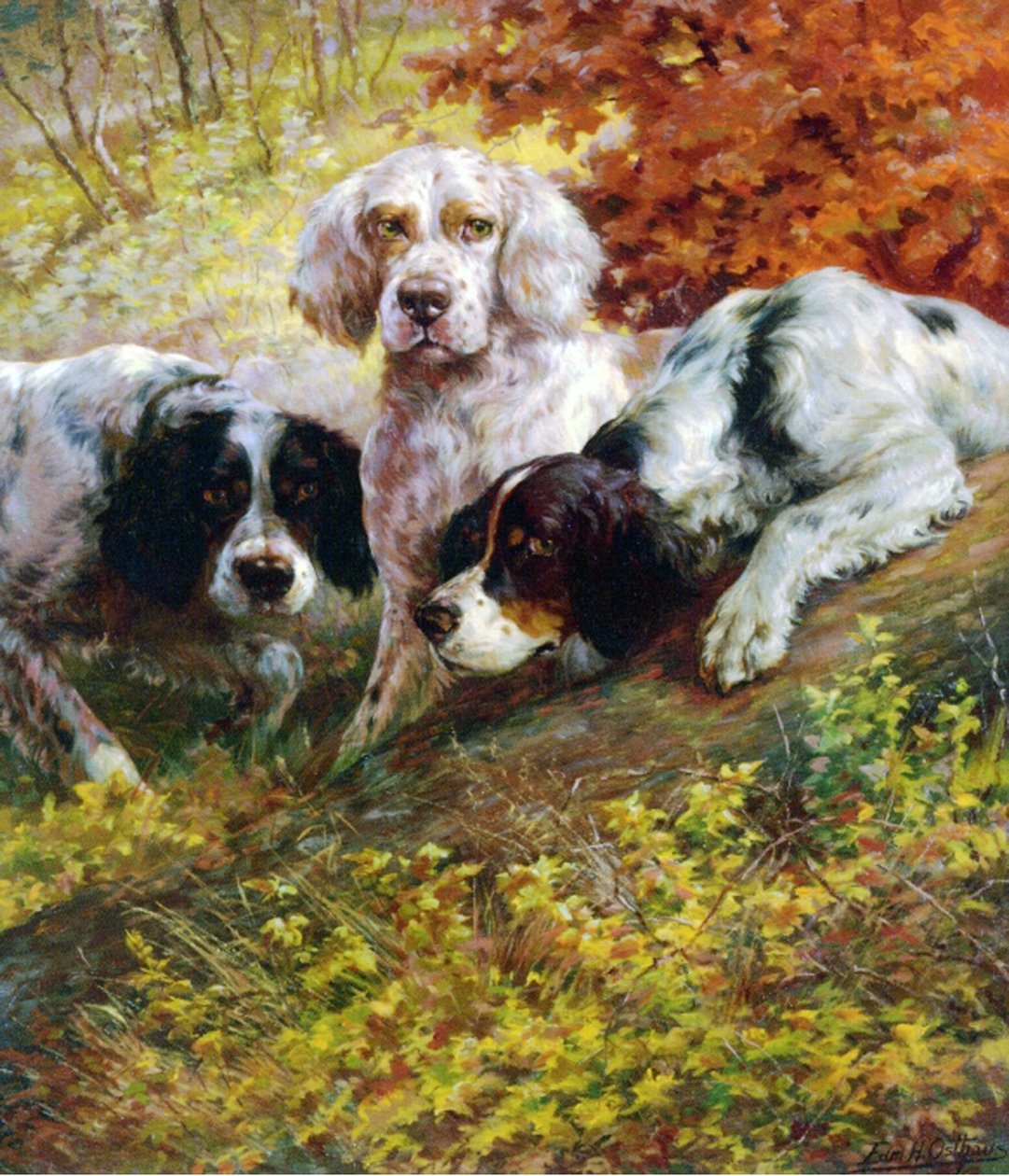 Setters by Edmund Henry Osthaus: Buy fine art print