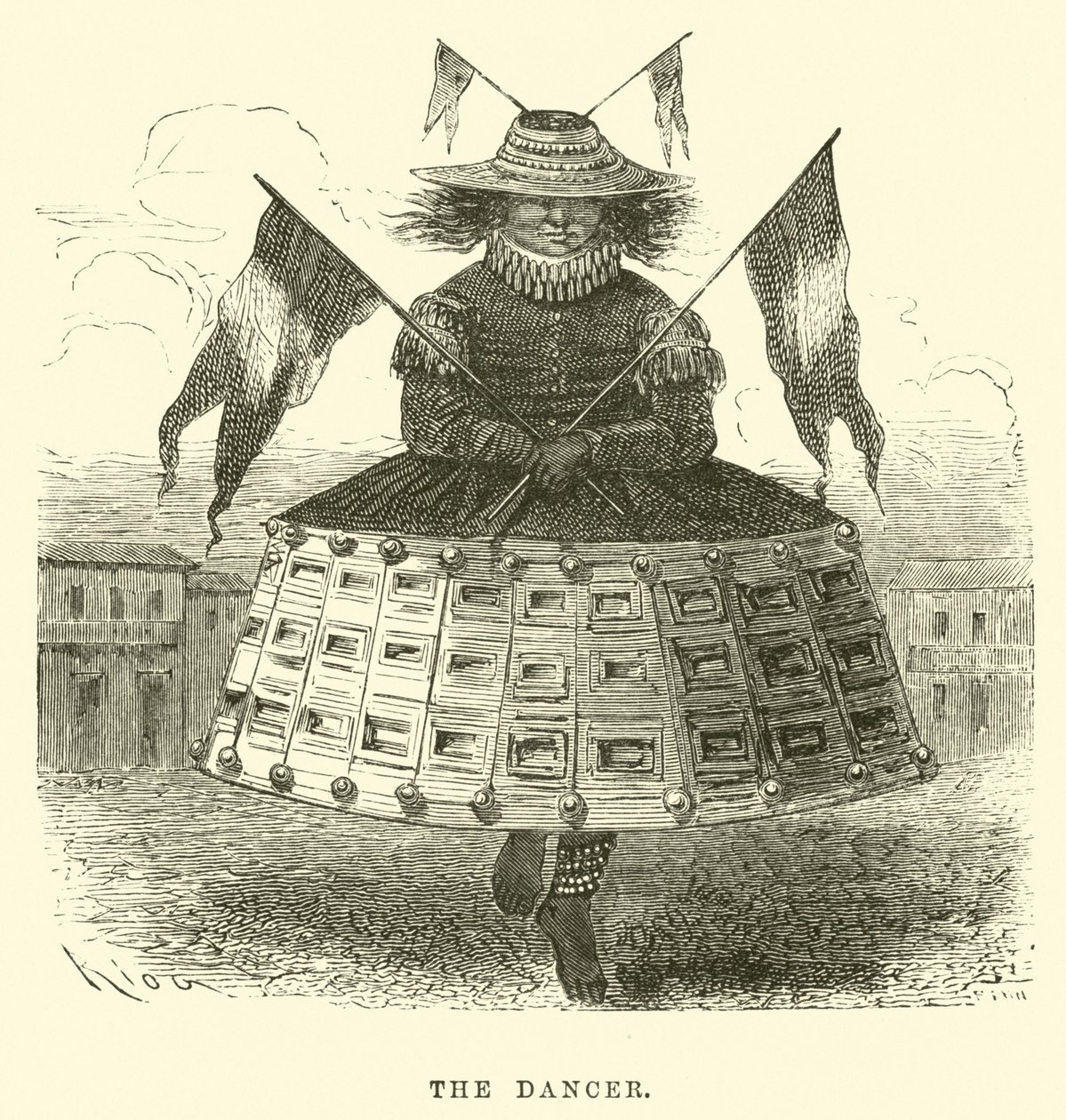 The Dancer by Edouard Riou: Highest-quality art reproduction