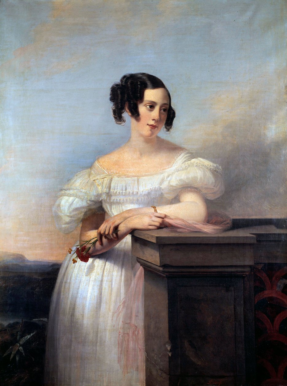 Portrait of a Girl with the Carnation