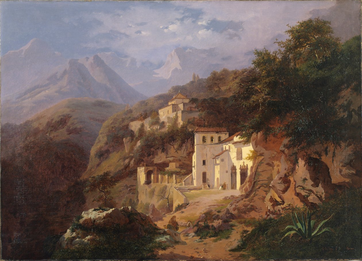 The Capuchin Monastery at Cava (Salerno) 1838