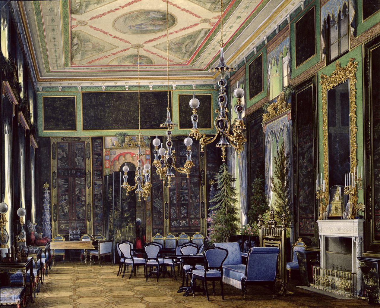 The Chinese Room in the Great Palais in Tsarskoye Selo