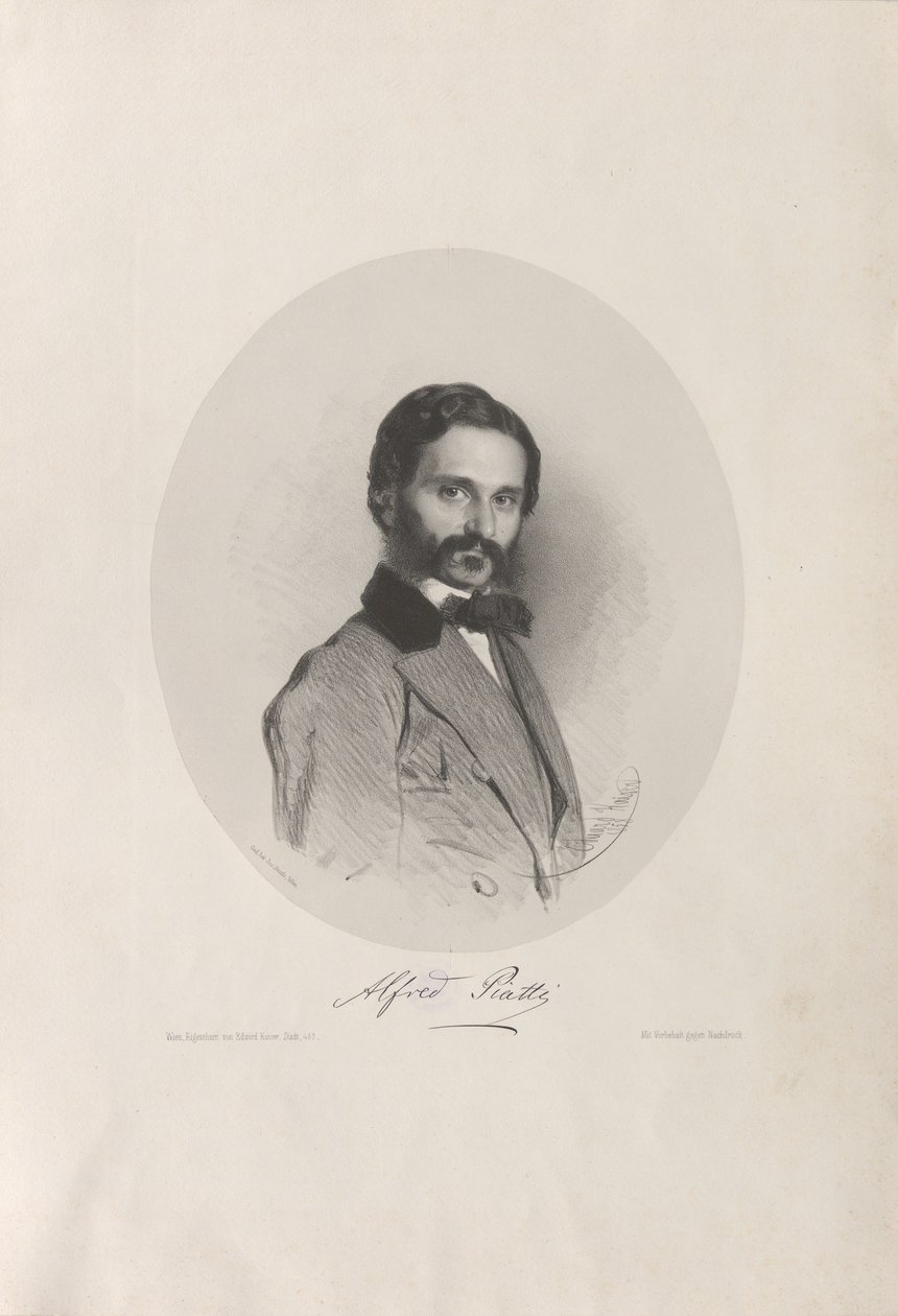 Portrait of the Cellist and Composer Alfredo Piatti