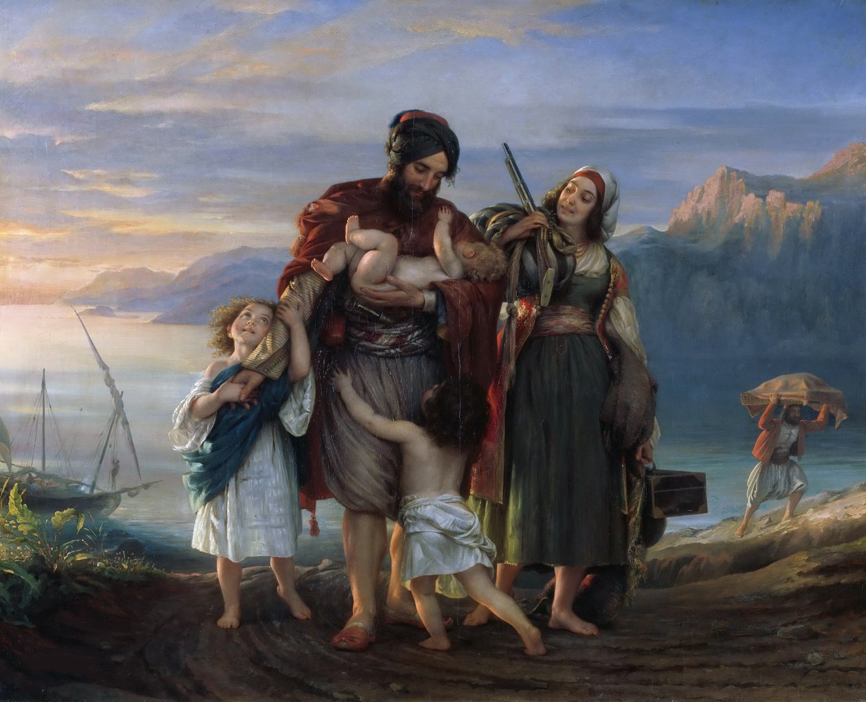 Homecoming of Armatoles by Eduard Magnus: Fine art print