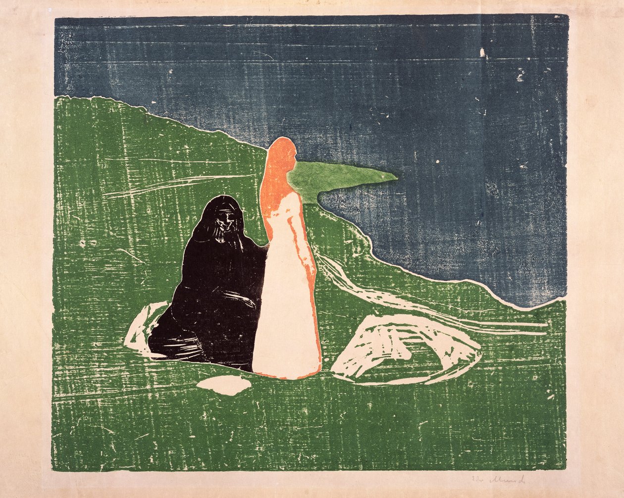 Two Women on the Shore by Edvard Munch: Buy fine art print