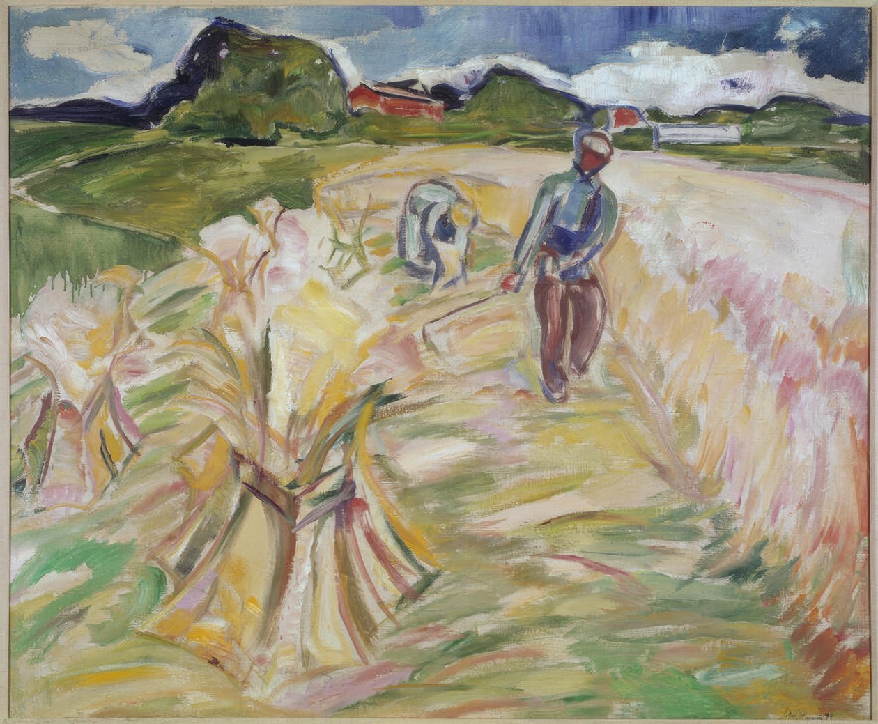 The Wheat Field by Edvard Munch: Buy fine art print