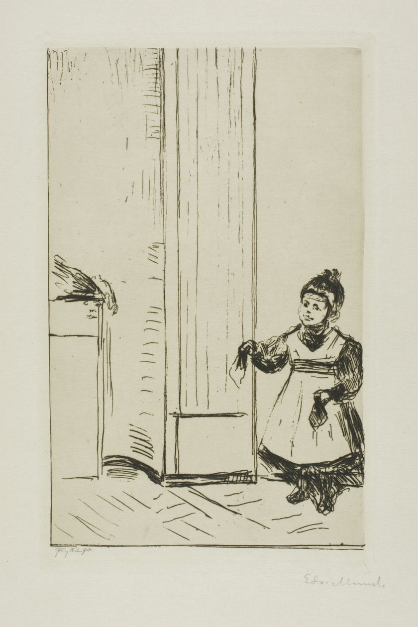 Interior with a Child by Edvard Munch: Buy fine art print