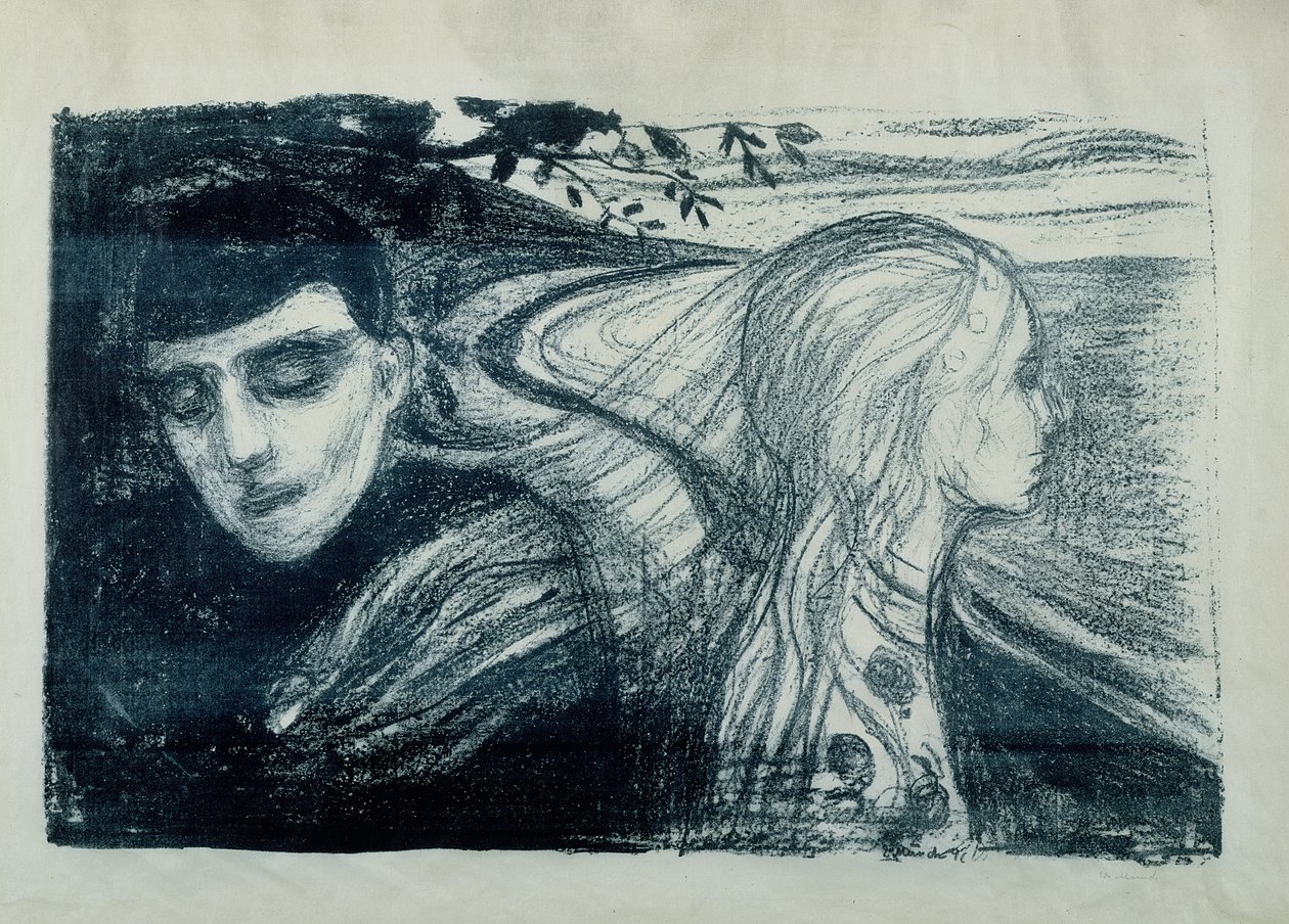 Separation by Edvard Munch: Highest-quality art reproduction
