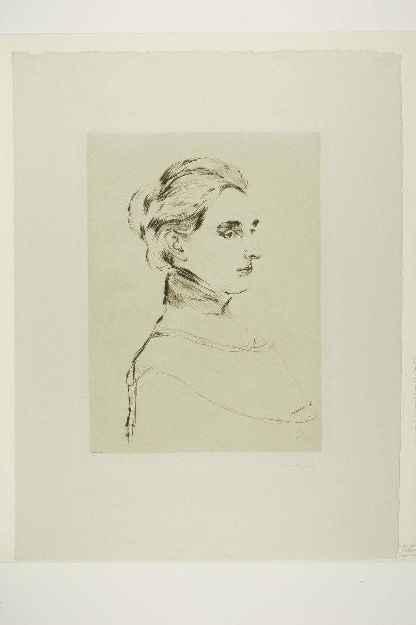Mrs. Marie Linde by Edvard Munch: Premium art reproduction
